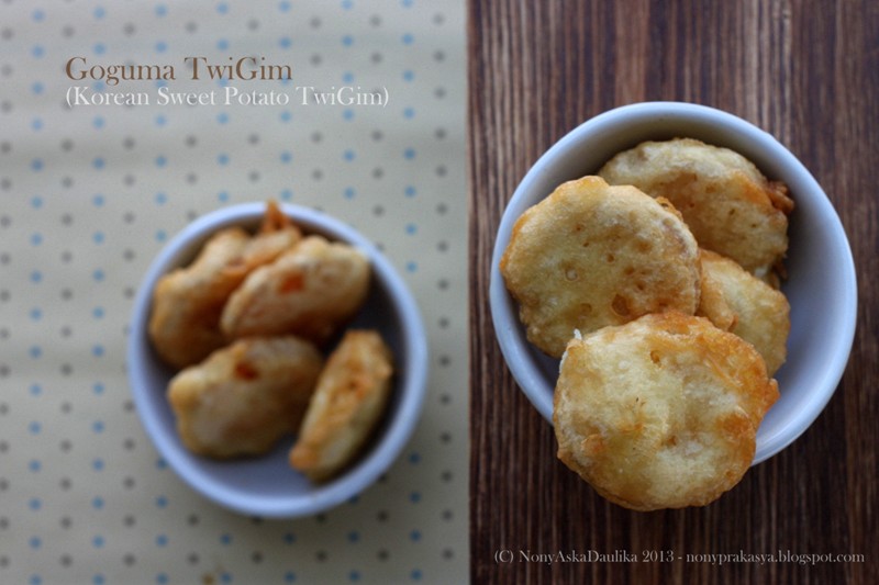 Nony Aska Daulika Blog: GoGuMa TwiGim 고구마 튀김