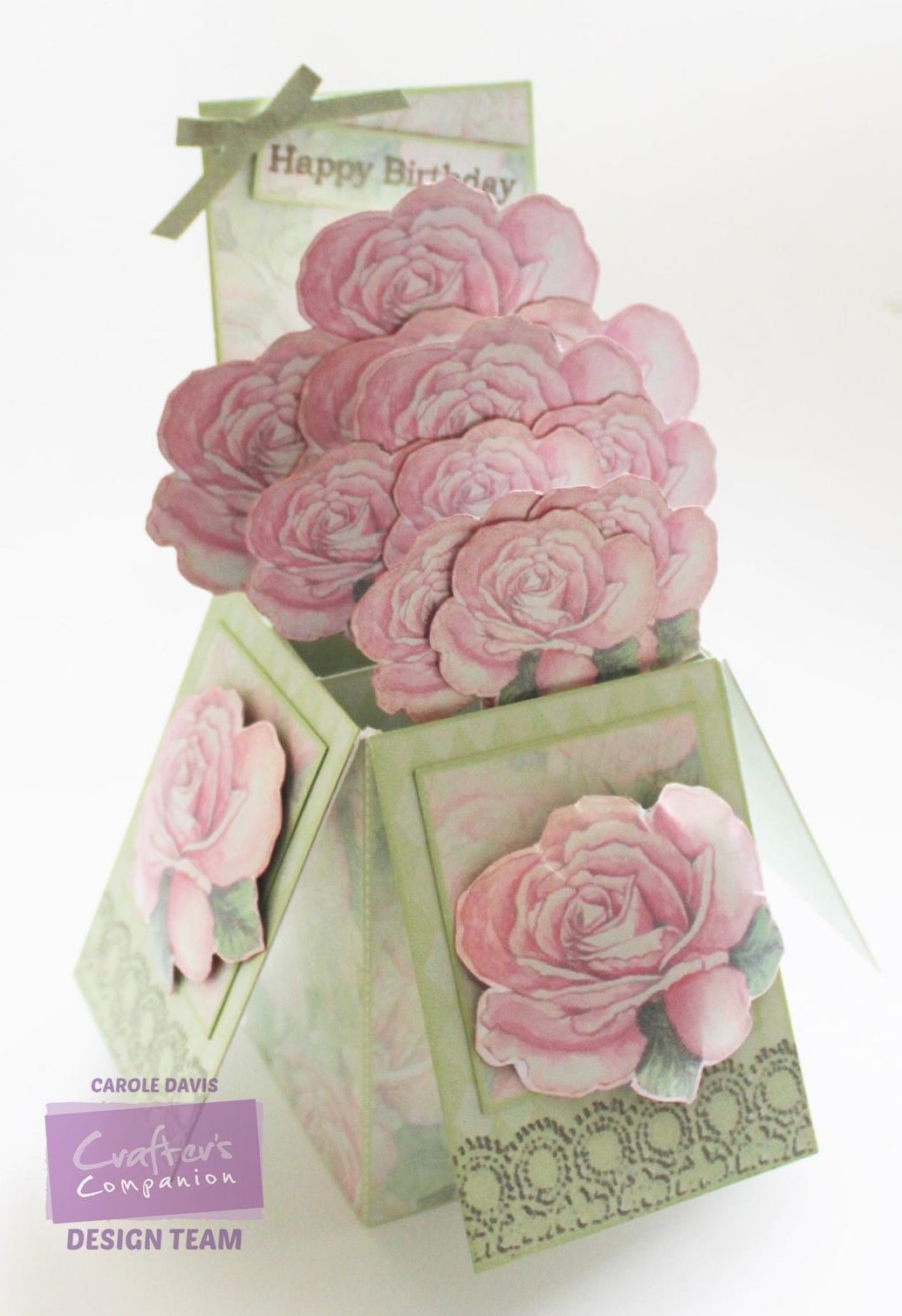 Papercraft by Carole!: Day 82 - Pop Up Box!