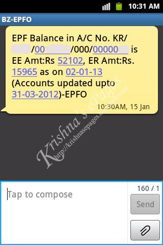 Krishna's ePages: How to find EPF Balance (Employees' Provident Fund ...