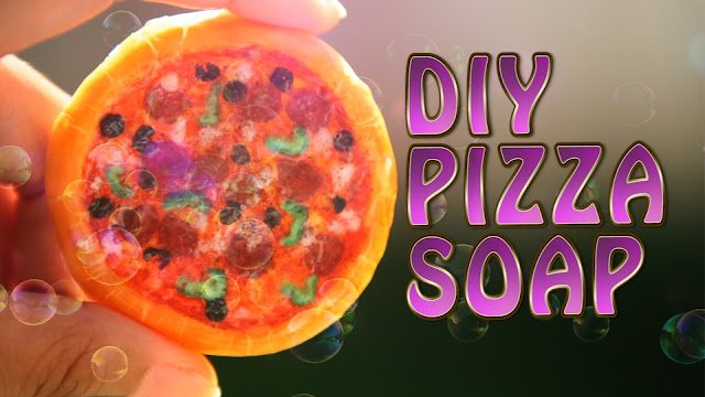 SOOZOOYA: DIY Pizza Soap! How to make soap clay or play dough! Easy ...