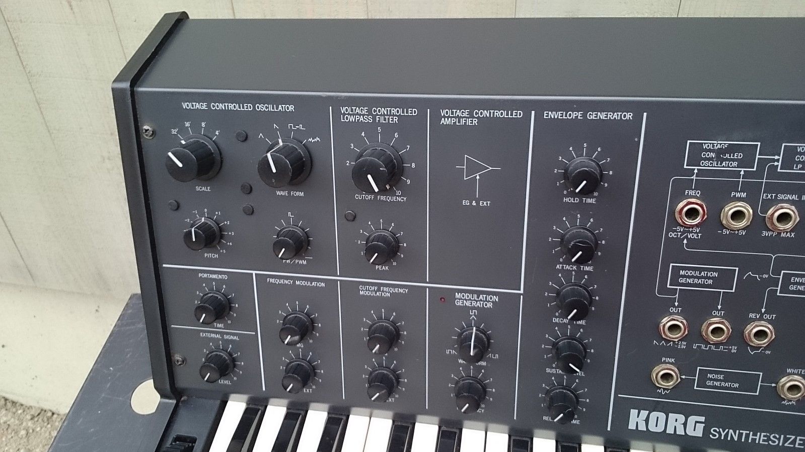 MATRIXSYNTH: KORG MS-10 monophonic synthesizer