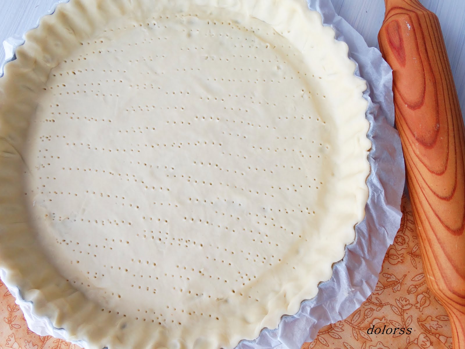 Blog de cuina de la dolorss: Masa quebrada o pasta brisa