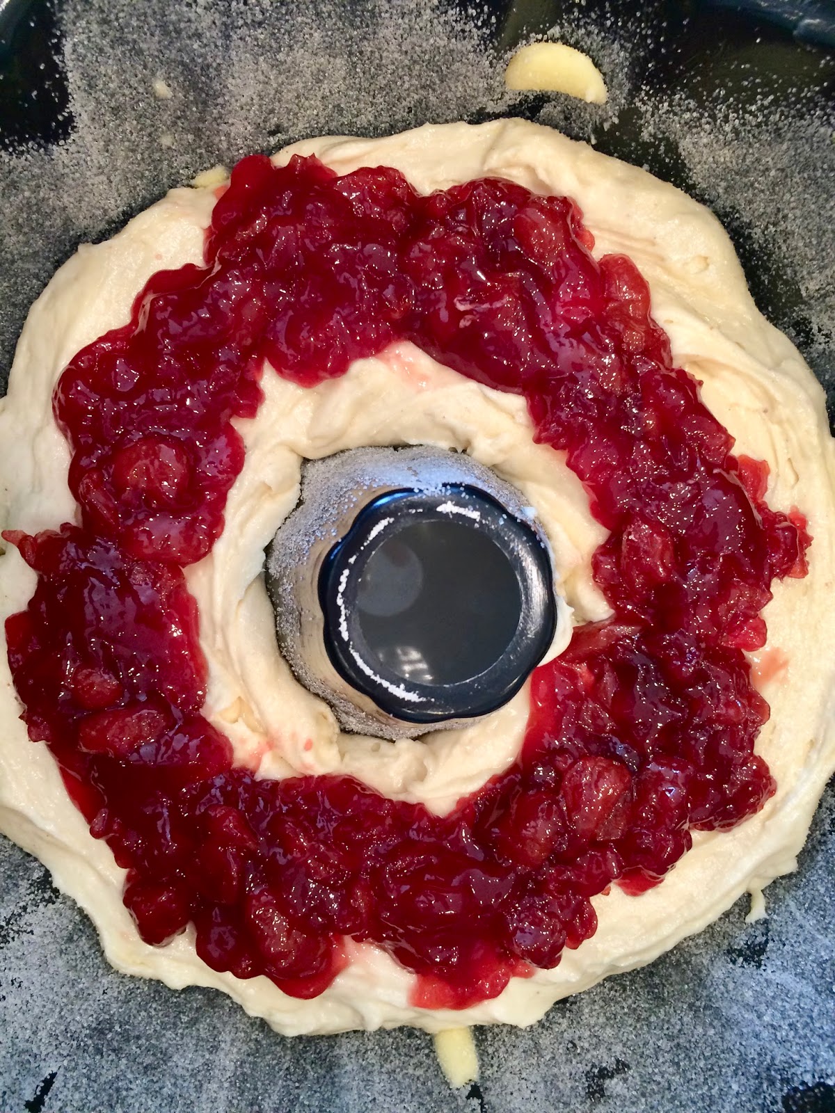 Mystery Lovers' Kitchen: Cherry Jam Bundt Cake