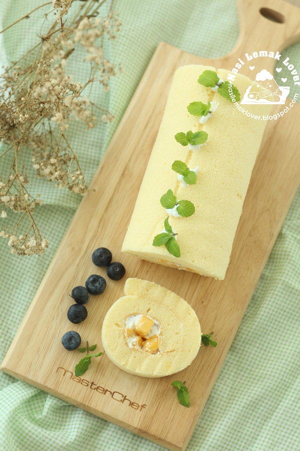 Nasi Lemak Lover: Mango Swiss Roll 芒果蛋糕卷