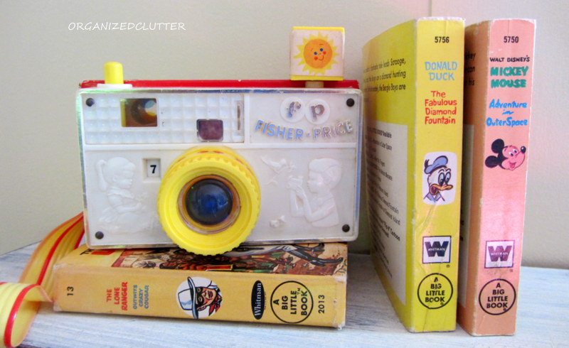 Vintage Cameras and Books - Organized Clutter