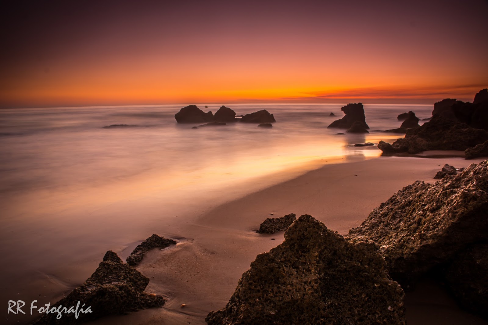RR Fotografía: Calas de Roche, larga exposición