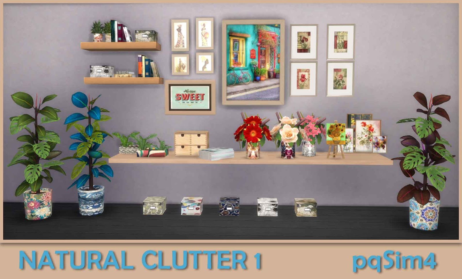 Sims 4 CC's - The Best: Natural Clutter 1 by pqSim4