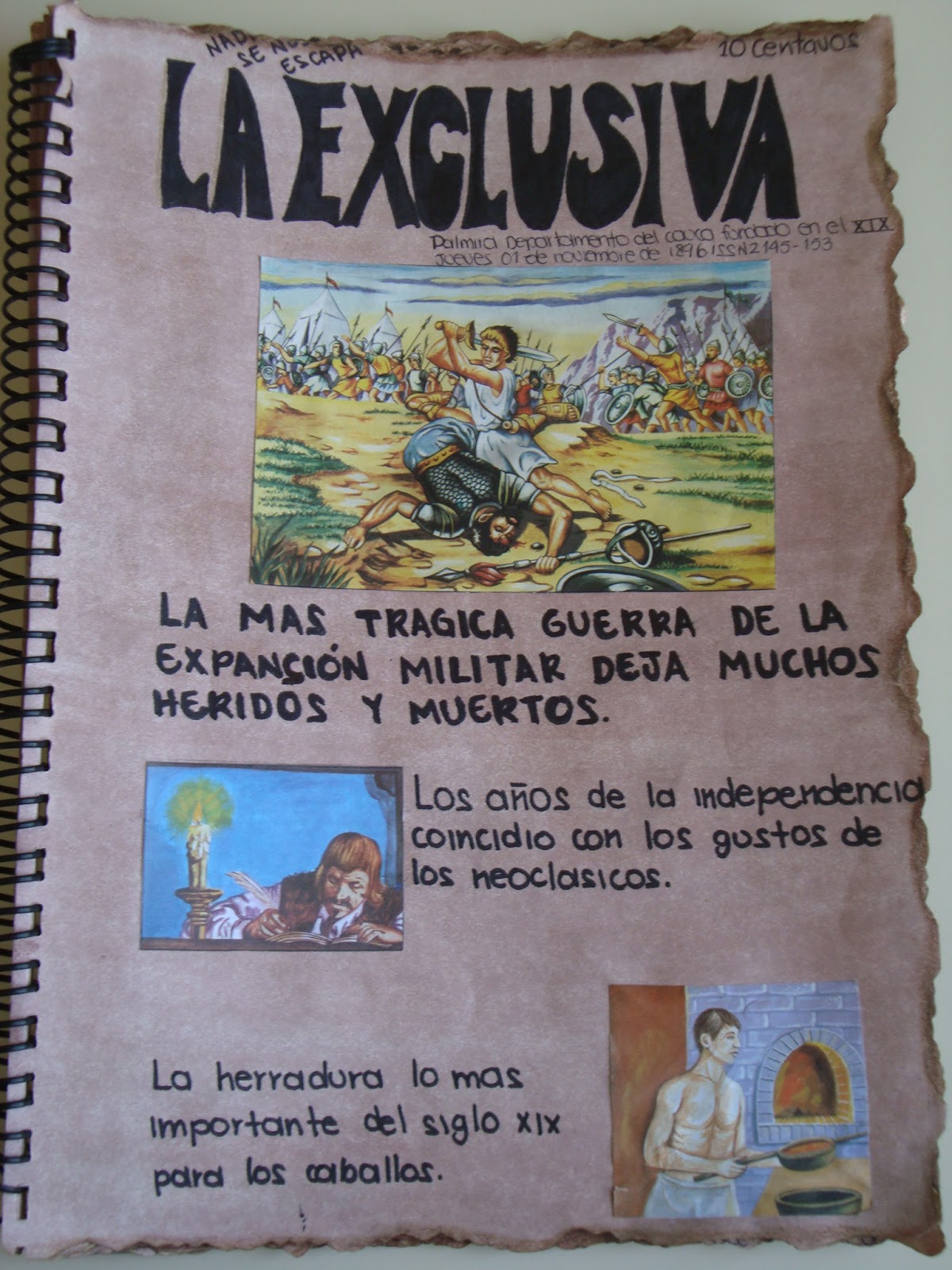 GEA Y CLÍO CARDENAS CENTRO: PROYECTO DE AULA: PERIÓDICO HISTÓRICO ...