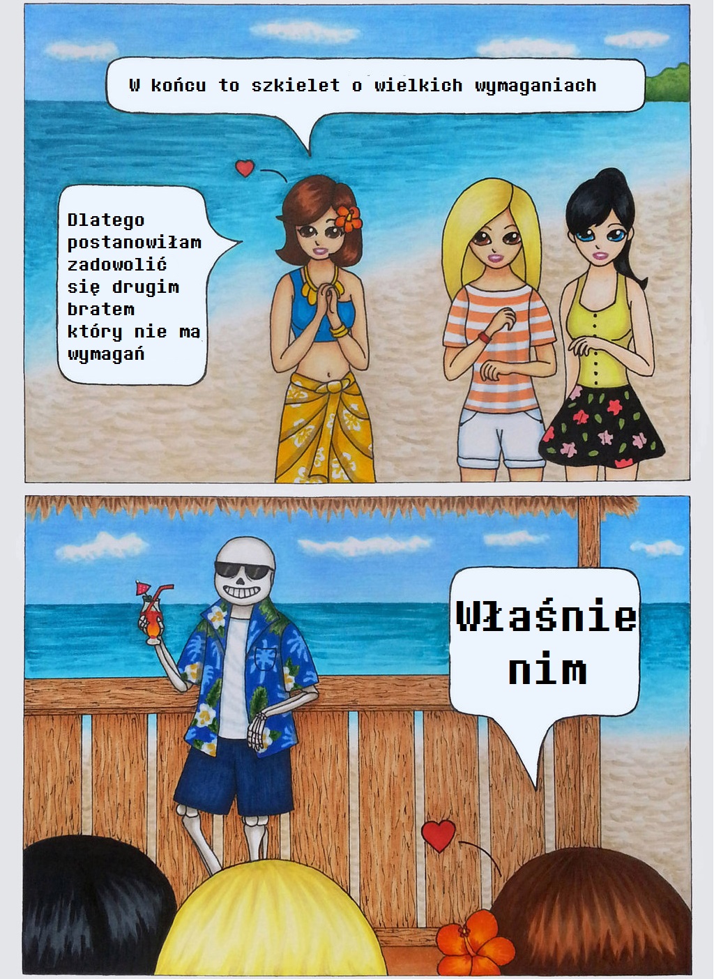 Undertale: Gdzieś na plaży [Somewhere on a Beach - tłumaczenie PL ...