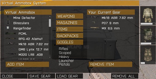 Arma 3 の Virtual Ammo Box スクリプトがバージョン 2.5 へ更新 | 弱者の日記^^ - Arma 3 MODとアドオン紹介