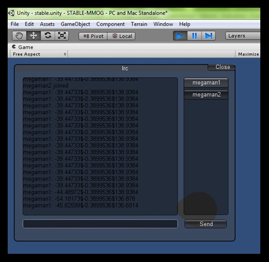 Proprietary MMO Server Technology and Method on Unity3D