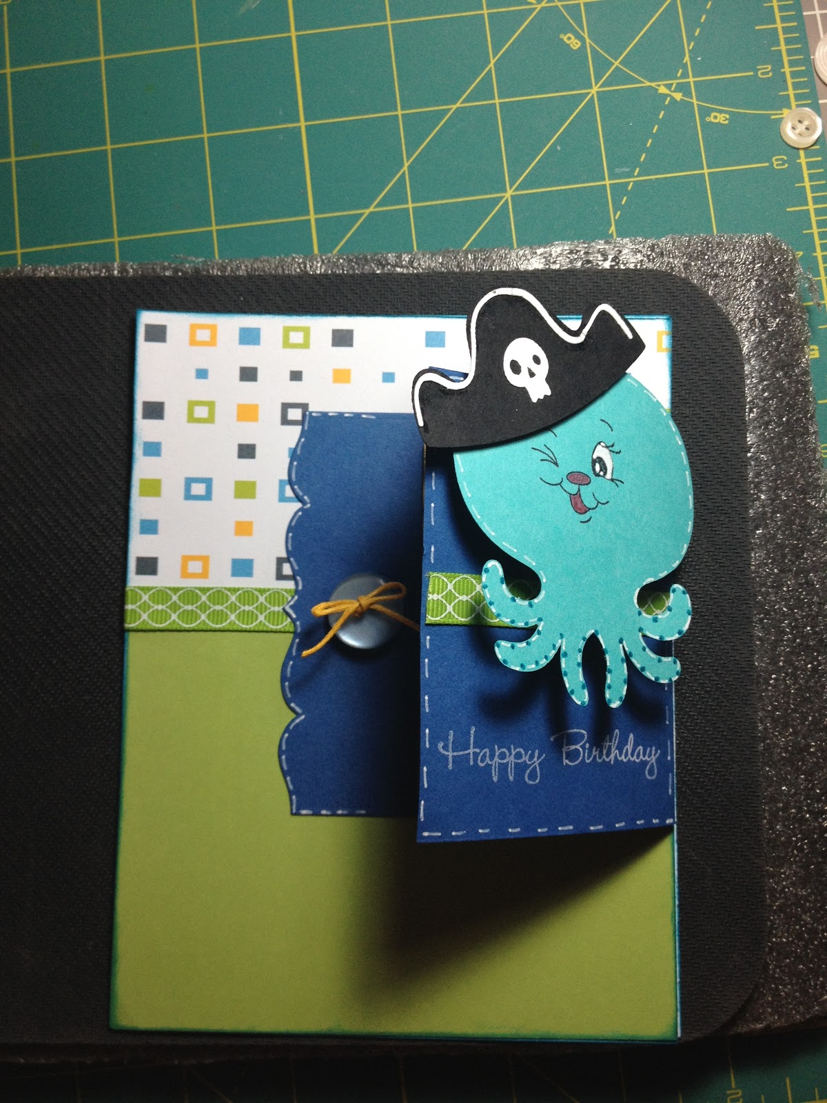 Octopus Birthday Card