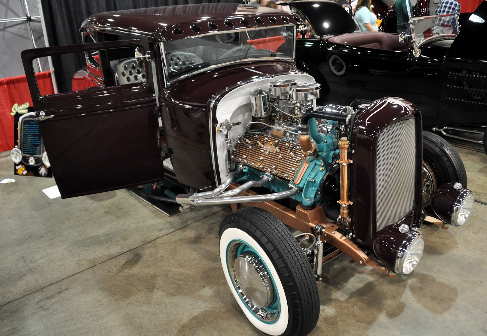 Just A Car Guy: interesting hot rod, unique floor, and cool call board ...