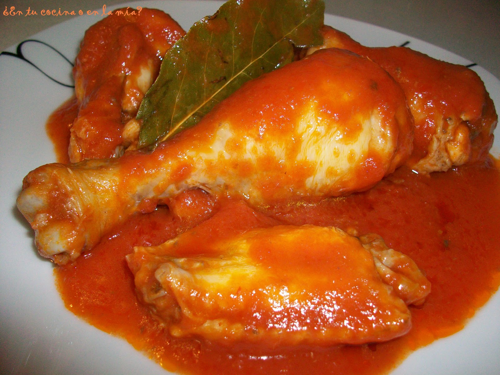 ¿En tu cocina o en la mía?: POLLO CON TOMATE