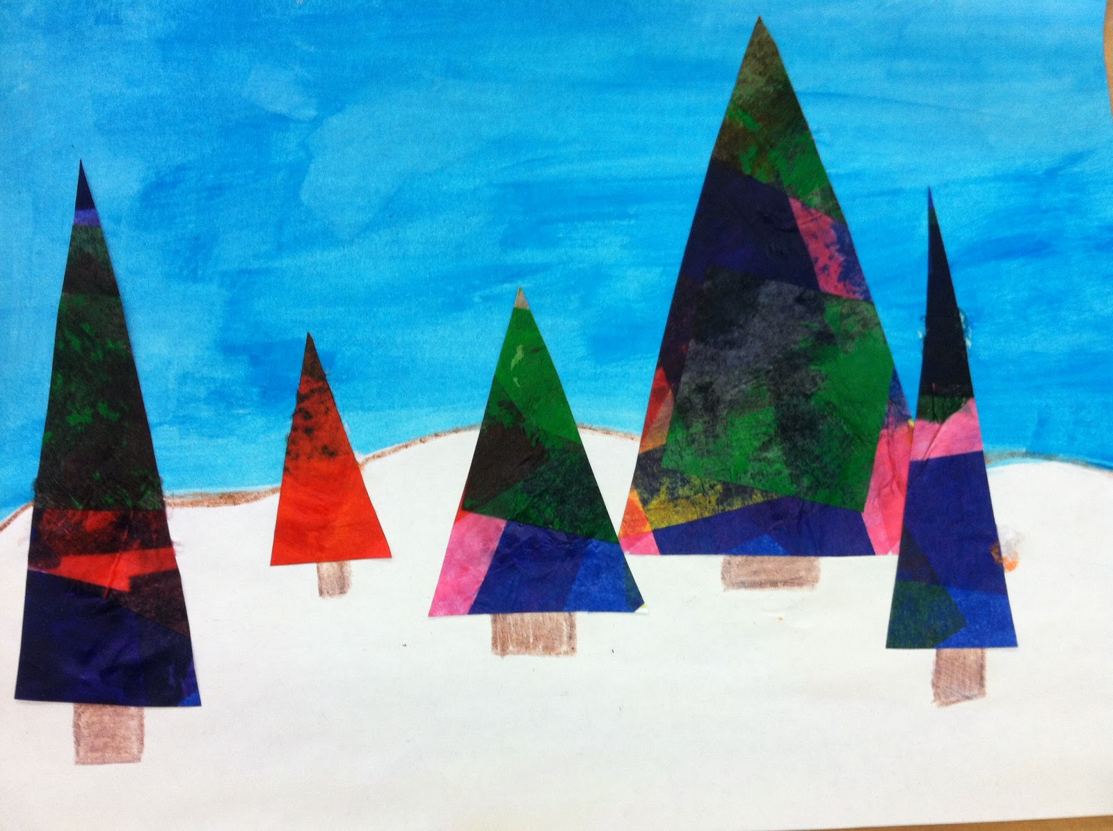 Christmas Tree Forests...and protractors | Teaching in Room 6