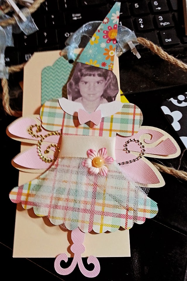 Sharon Langford Designs: Girl Tag Garland