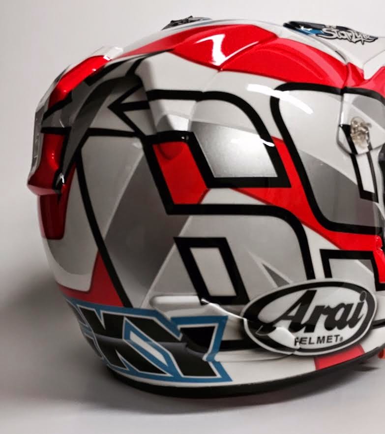 Racing Helmets Garage: Arai MX-V N.Hayden 2015 by Starline