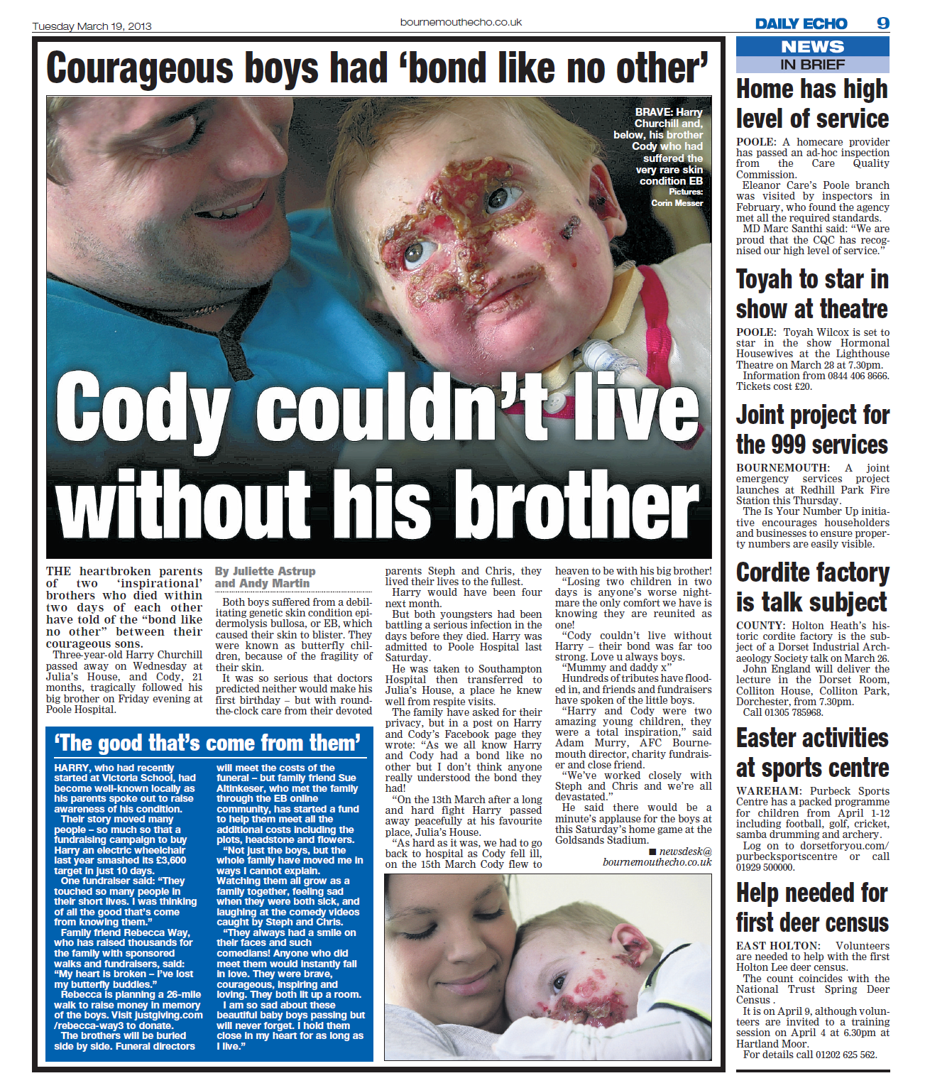 Butterfly Love.....: Harry & Cody Churchill