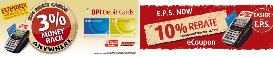 Khorry Carlos: Earn Your Money Back With BPI Debit Cards