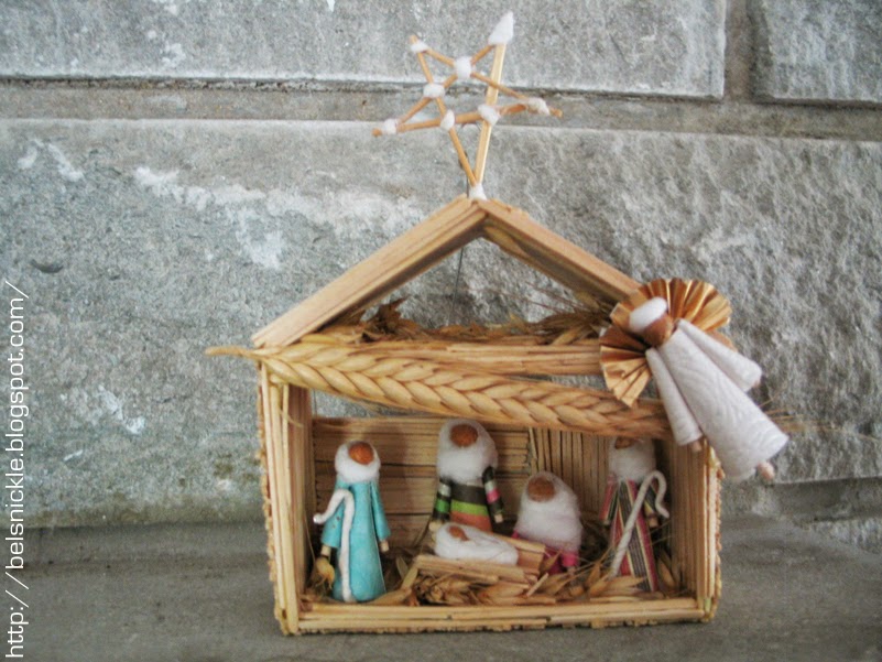 DIY Miniature Toothpick Nativity | Belznickle Blogspot : DIY Miniature ...