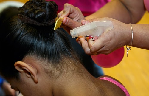 ANA Synchro: How to knox hair for synchronized swimming