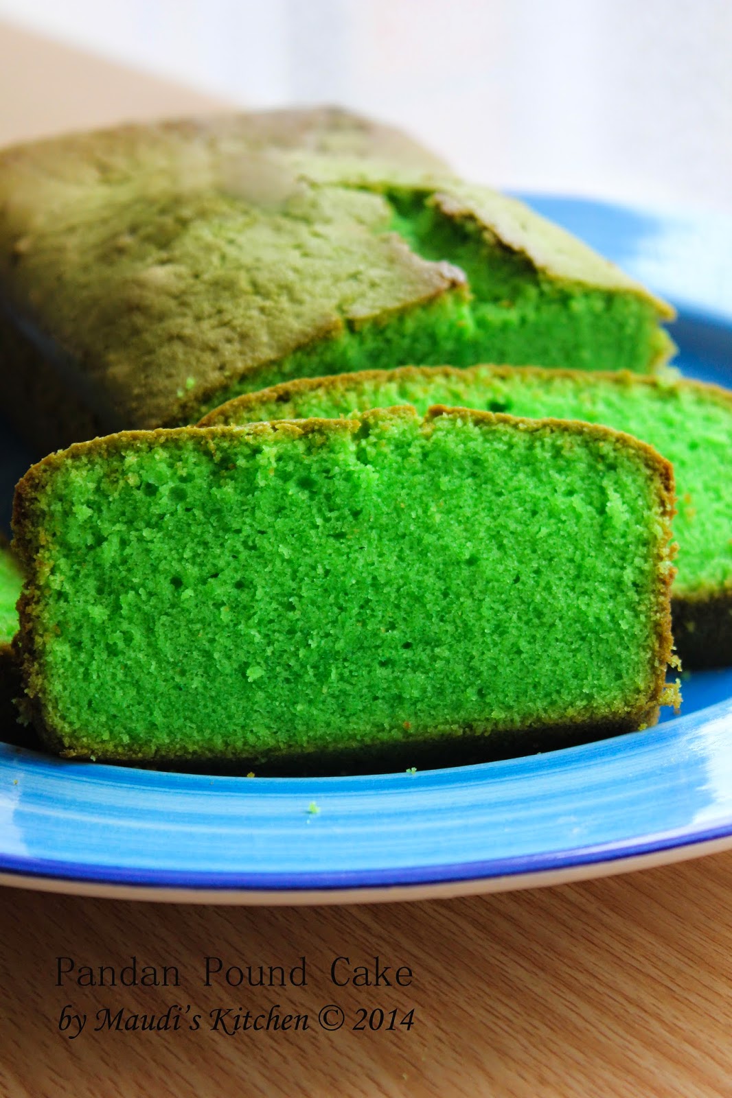 Maudi's kitchen: Pandan Pound Cake