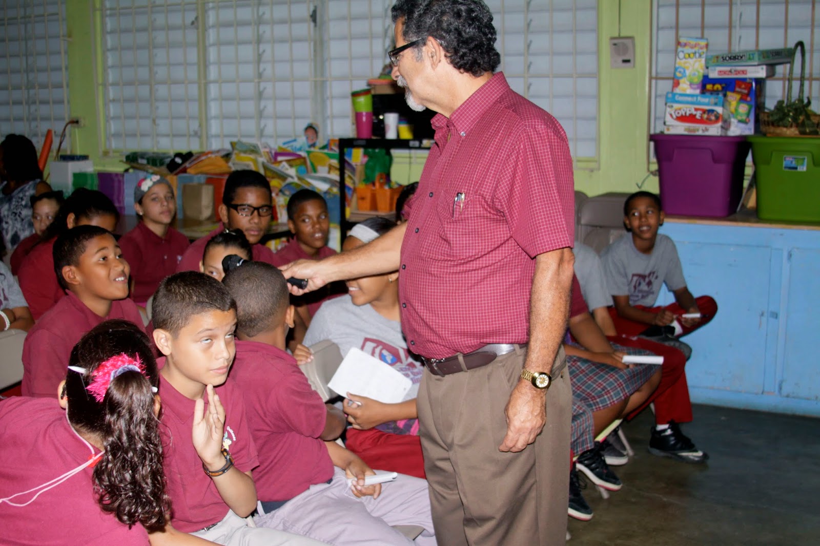 Visita a la Escuela Elemental José S. Quiñonez de Carolina, P.R.