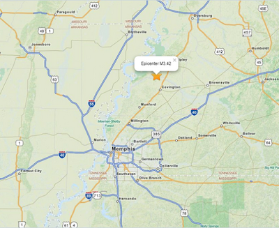 3.5 earthquake shakes New Madrid fault north of Memphis | End Time Begins