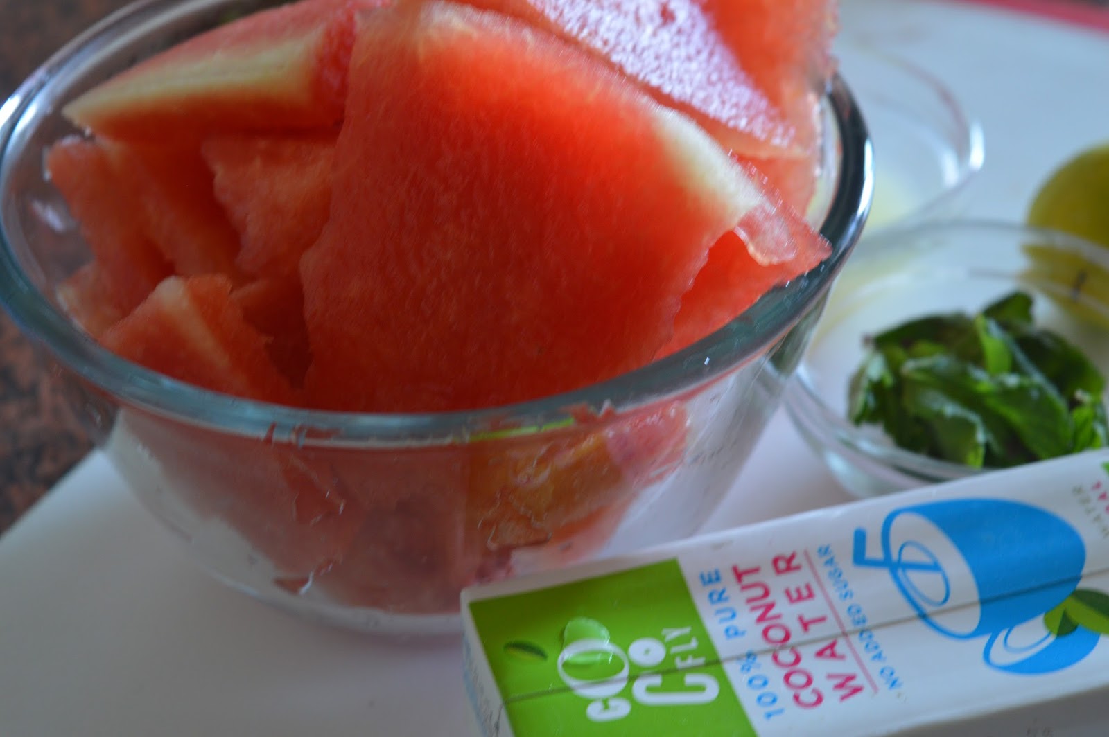 exotic-n-easy cooking: Watermelon Coconut Mocktail