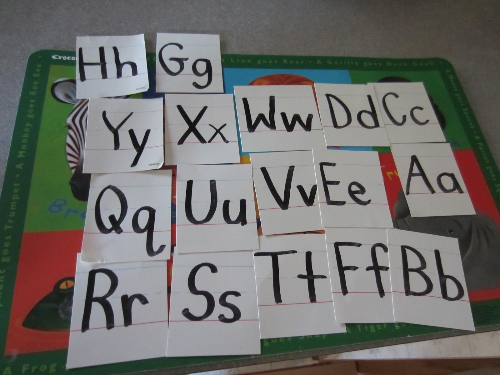 Letter Recognition | Still Playing School