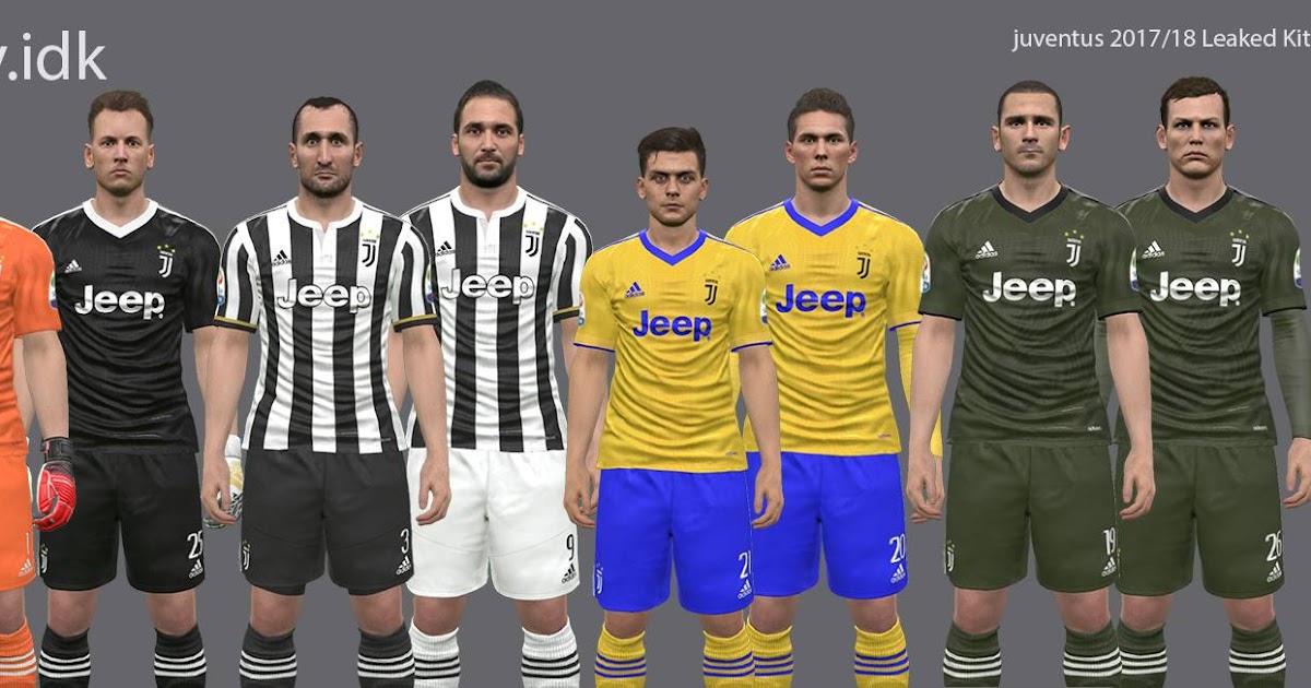 pes-modif: PES 2017 Juventus Leaked Kits 2017/18 by IDK