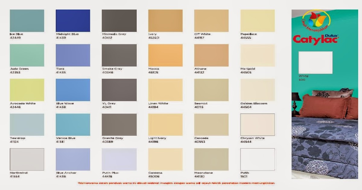 Inspirasi Terkini 42 Warna Cat Catylac Cascade