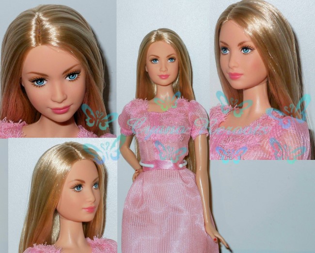 Cyano Barbie Dolls & Reroots: Vitamin C Barbie reroot