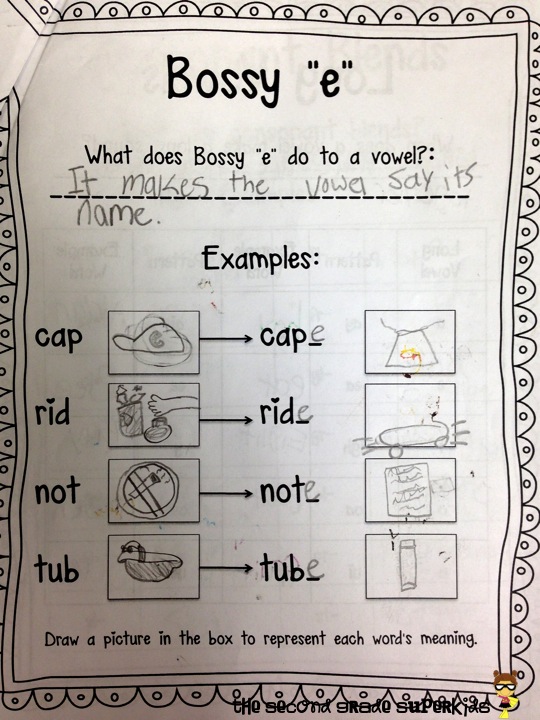 The Second Grade Superkids: English Word Work Review