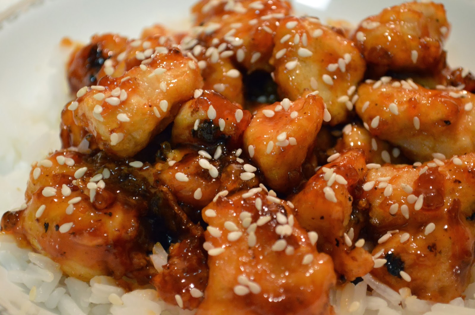 The Hungry Hood: Baked Sesame Chicken