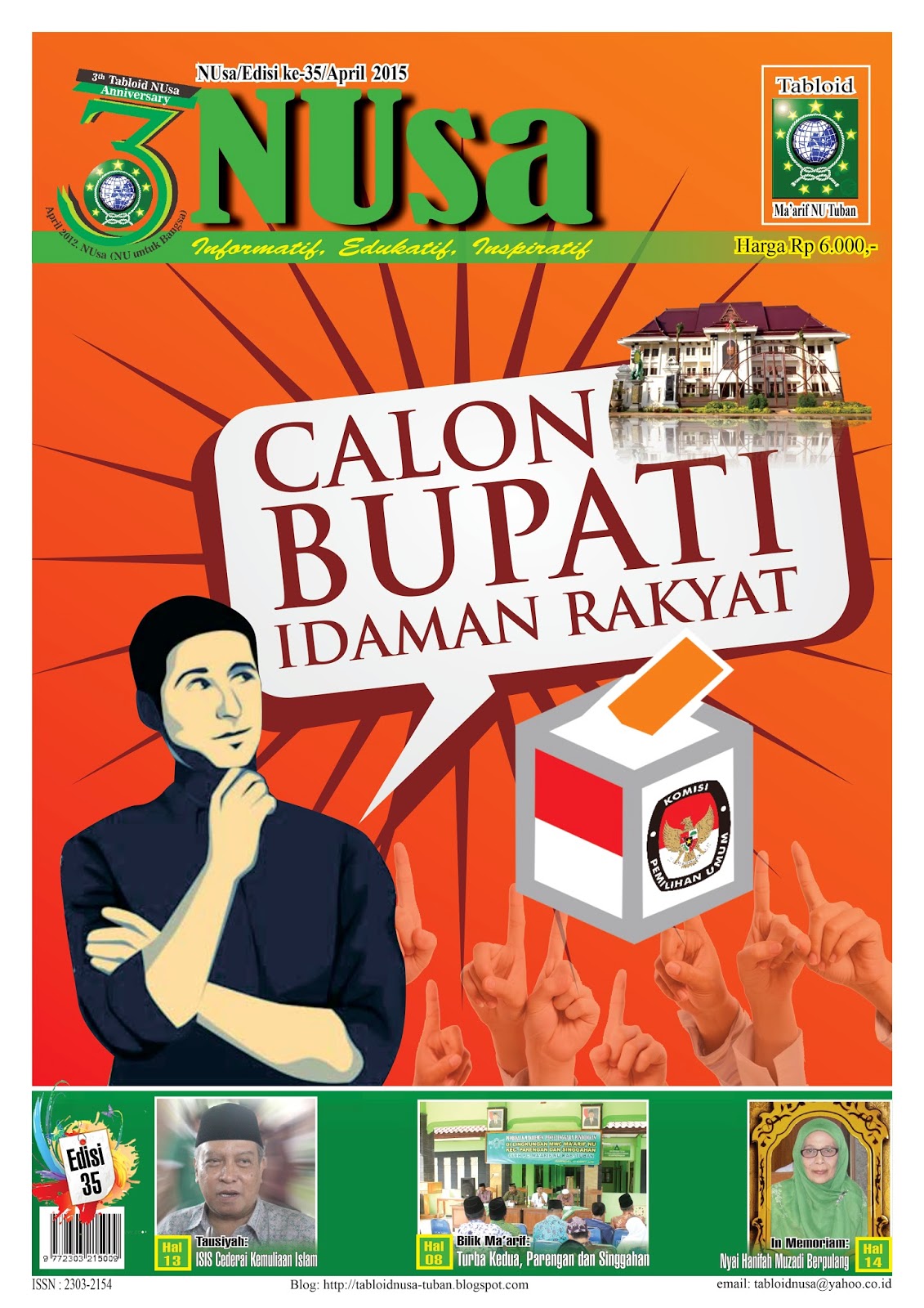 TABLOID NUsa EDISI 35 ~ Tabloid NUsa Ma'arif NU Tuban