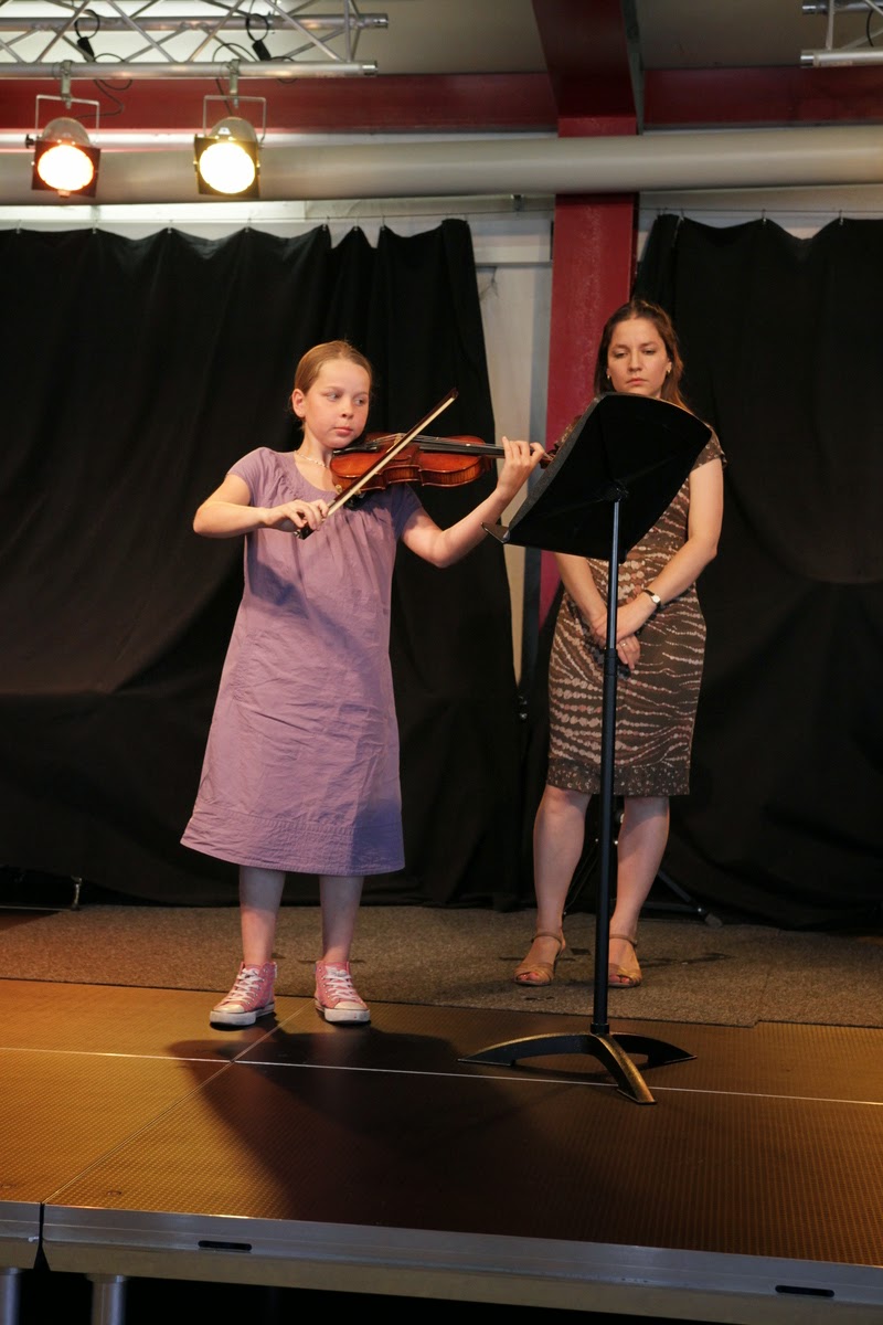 daily doings: our violin recital