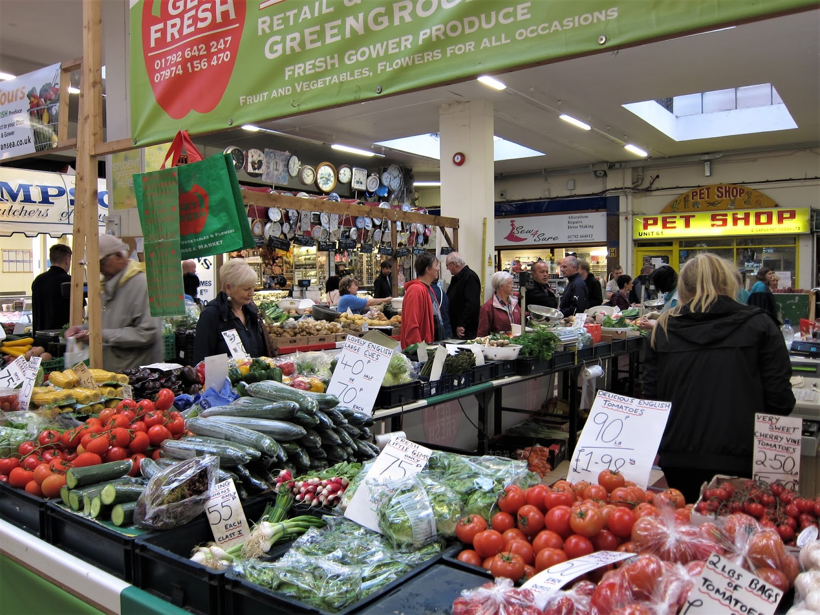 Jim's World: Swansea market