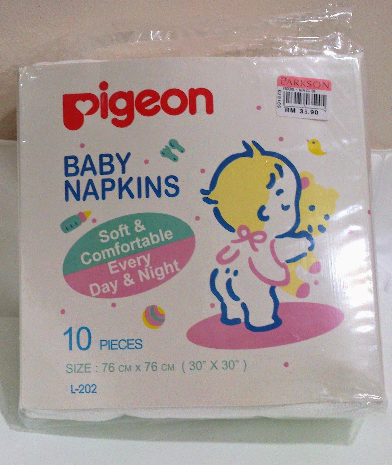 JL Journal: Anakku vs Pigeon Baby Cloth Napkin Review UPDATED
