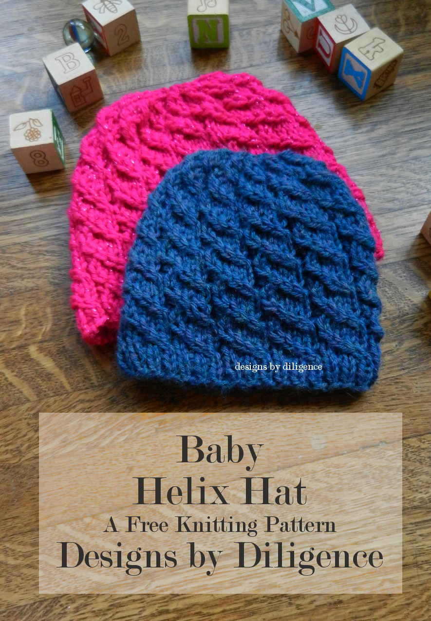 Designs by Diligence: Baby Helix Hat