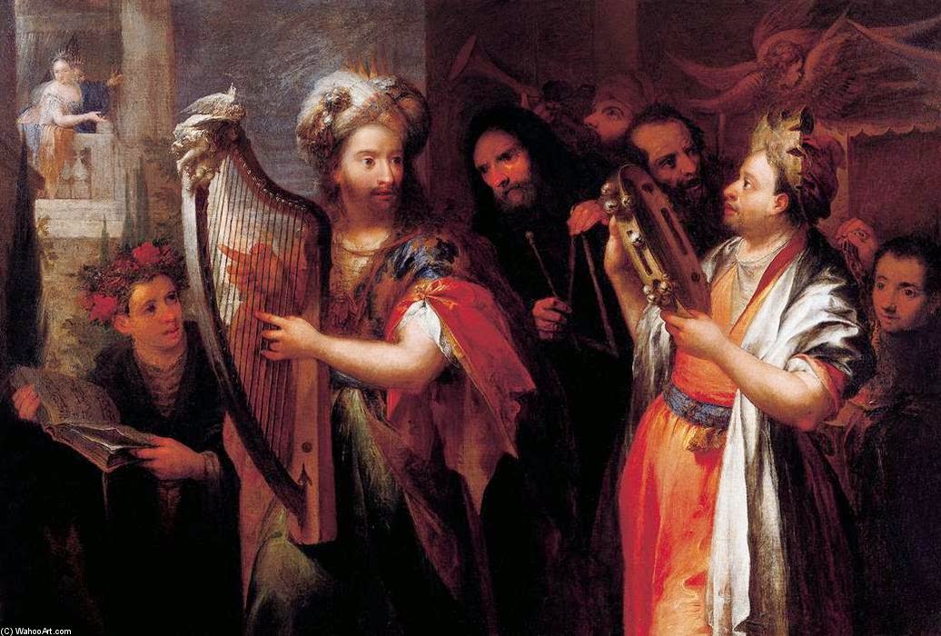 El Museo de Alberto: "El rey David toca la cítara"