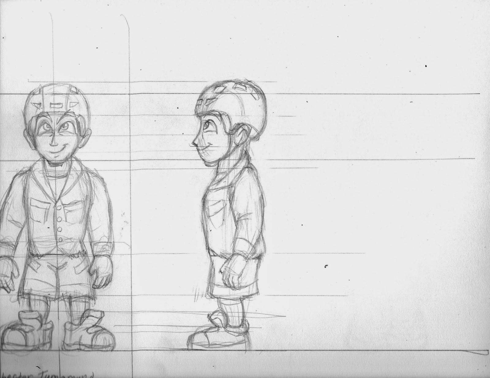 Kate Prouty's Sketch Blog: Character Rotation Sketches