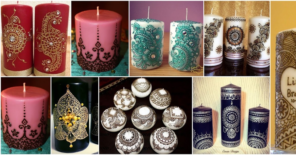 El mejor tutorial para aprender cómo decorar velas con pintura ...