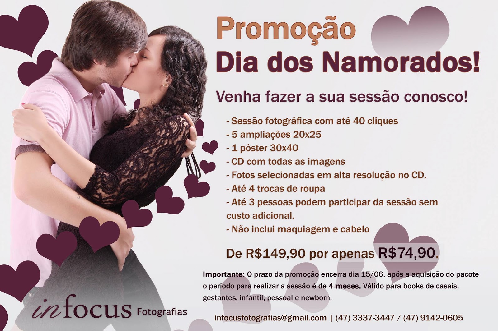 Promoção Dia Dos Namorados Infocus Produções