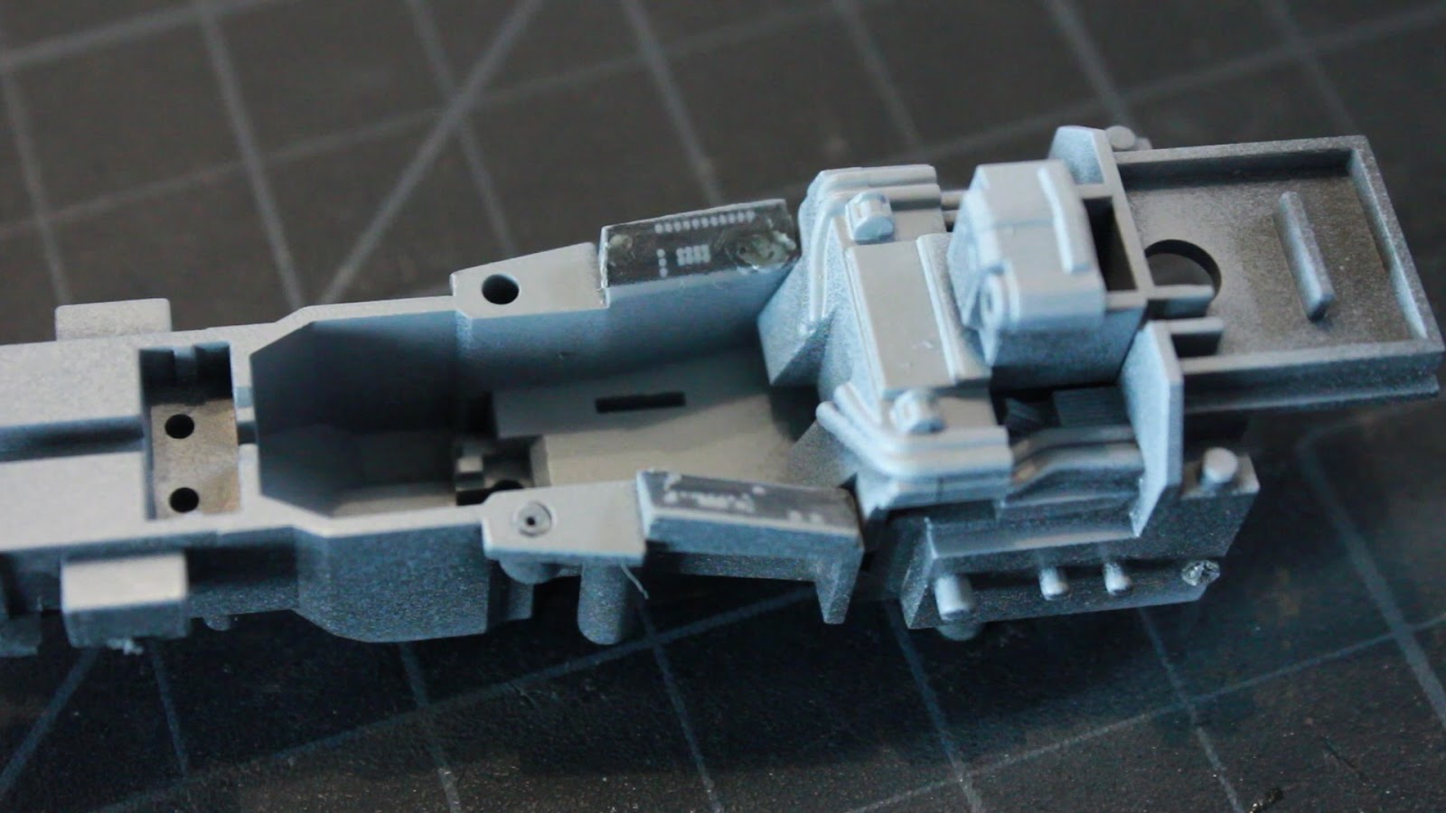 Bandai 1/48 scale X-Wing Model Build: Pt II Cockpit Assembly, Photo ...