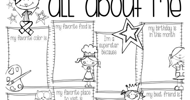 Kearson's Classroom: Back to School... All About Me