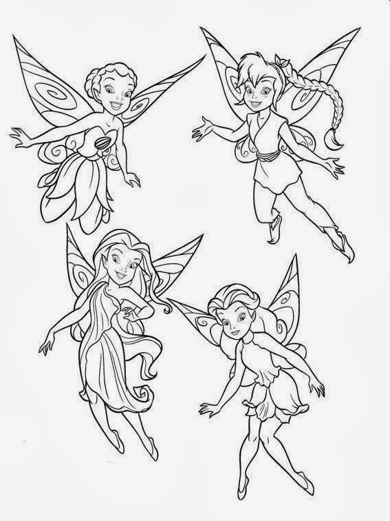 Desenhos da Sininho para Colorir e Imprimir - Desenhos para Colorir e ...