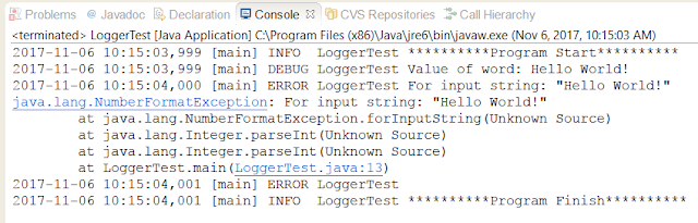Tutorial Sederhana Menambahkan Logger pada Java - I Love, I Share