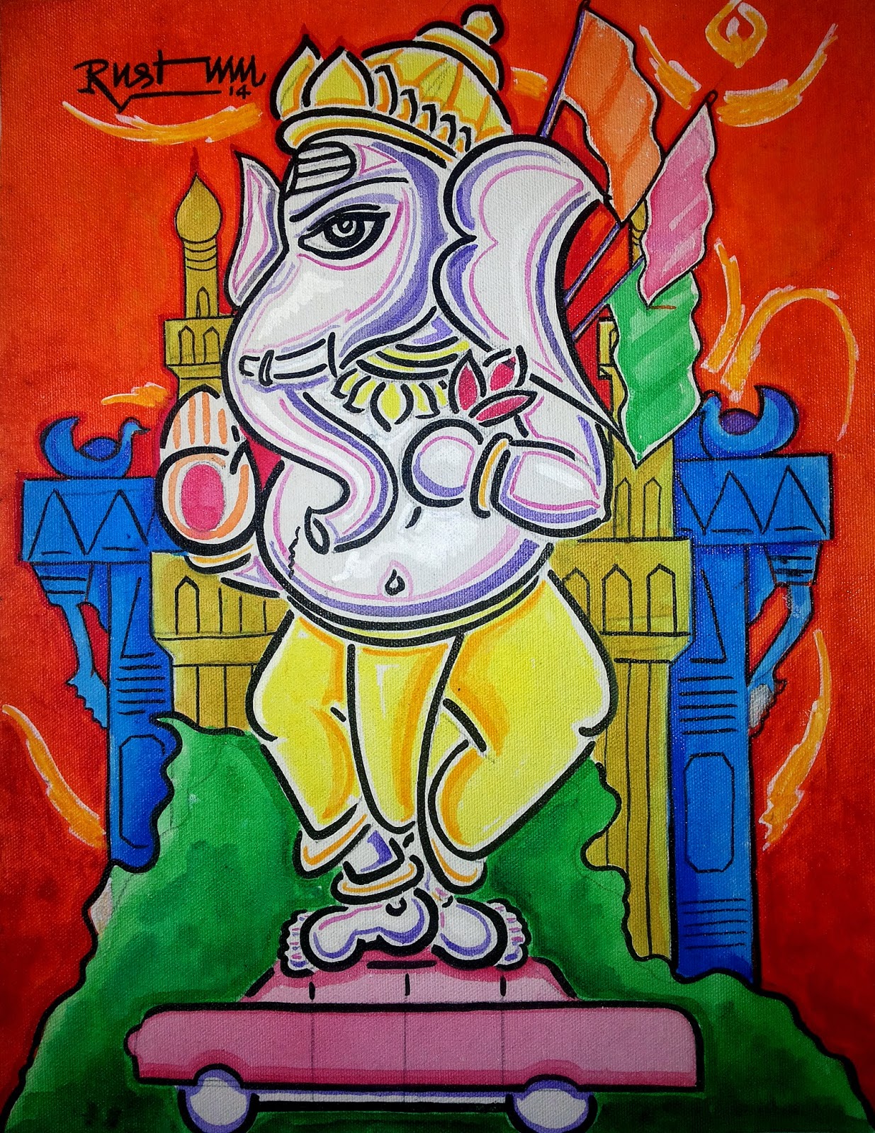 RUSTUM PAINTINGS: 2014