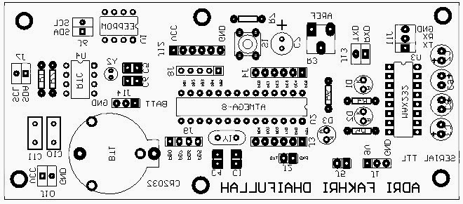 ADRI ELECTRONIC: MINIMUM SYSTEM ATMEGA 8 ,RTC,EEPROM,SERIAL TTL CONVERTER